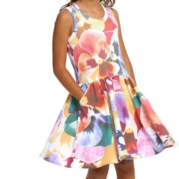 Chaser | Dresses | New Chaser Girls Heirloom Woven And Linen Rib Tank ...